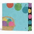 Knitting crochet yarn basket pattern binder | Zazzle
