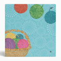 Knitting crochet yarn basket pattern binder | Zazzle