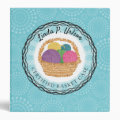 Knitting crochet yarn basket pattern binder | Zazzle