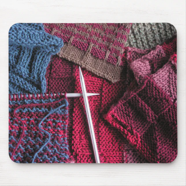 Knitting mouse pad | Zazzle
