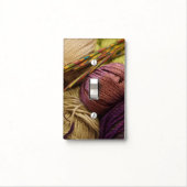 Knitting with Wool Yarn Light Switch Cover | Zazzle