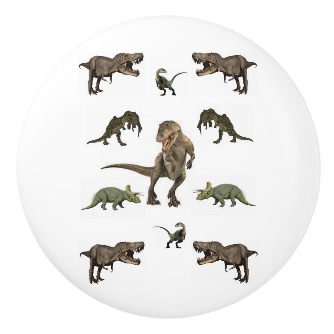 Knob Dinosaur | Zazzle