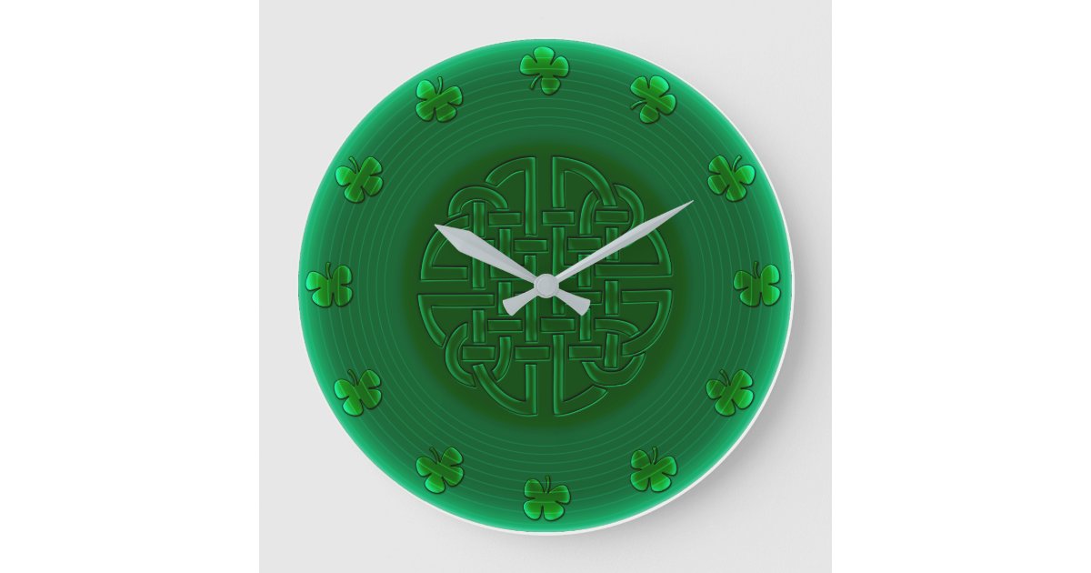 Knot Enough Time Large Clock | Zazzle