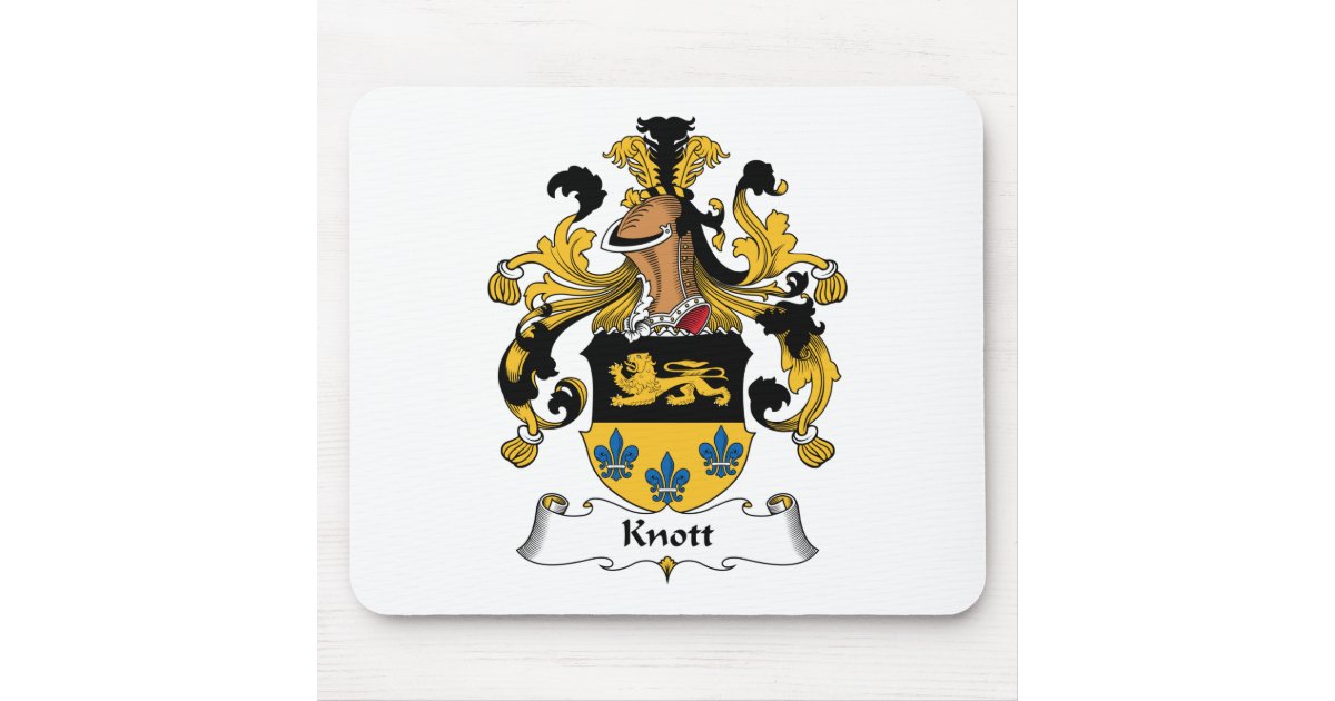 Knott Family Crest Mouse Pad | Zazzle