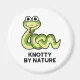 Knotty By Nature Funny Snake Pun Magnet | Zazzle