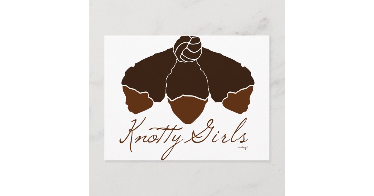 Knotty Girls Postcard | Zazzle