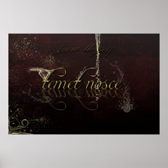Know Thyself Poster | Zazzle.com