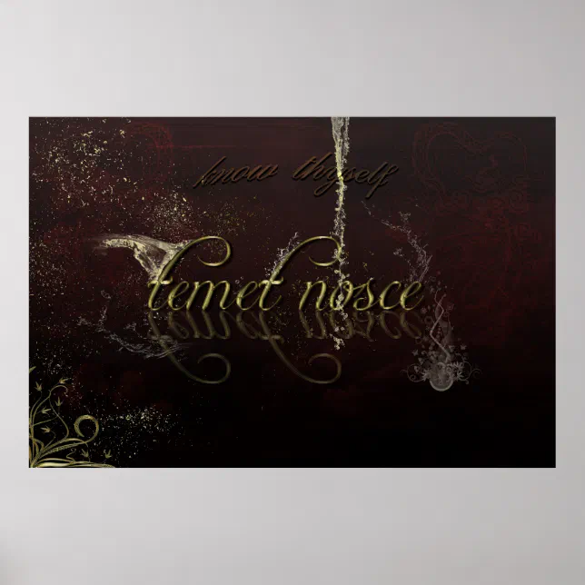Know Thyself Poster | Zazzle