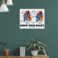 Know Your Heart (Diastole Systole) Poster | Zazzle