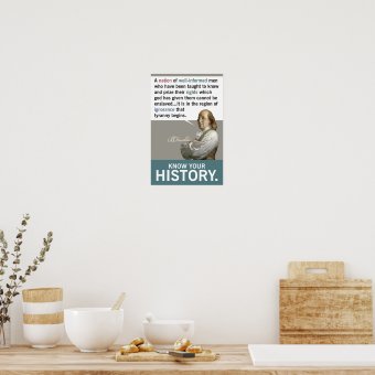 Know Your History! Poster | Zazzle