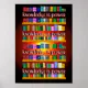 Knowledge is Power Bookscase Poster | Zazzle