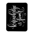 Knowledge is Power Magnet | Zazzle