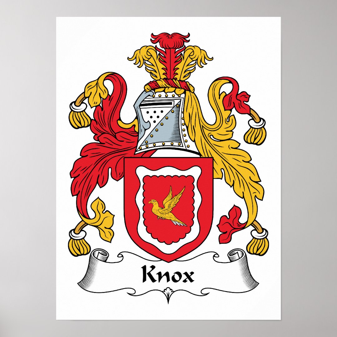 Knox Family Crest Poster | Zazzle