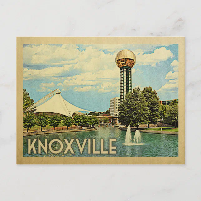 Knoxville Tennessee Vintage Travel Postcard | Zazzle