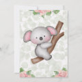 Koala Birthday Invitation | Zazzle