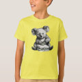 Koala eating a sandwich Cute Bear T-Shirt | Zazzle