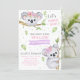Koala girl birthday invitation, any age. invitation | Zazzle