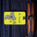Koala Monogram Luggage Tag | Zazzle