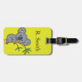 Koala Monogram Luggage Tag | Zazzle