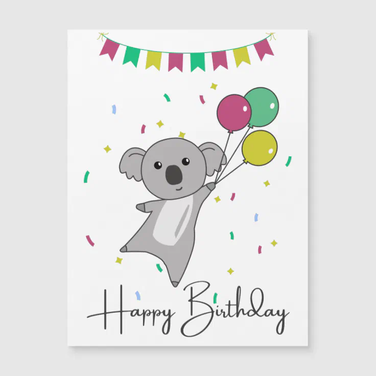 Koala Wishes Happy Birthday To You Koalas | Zazzle