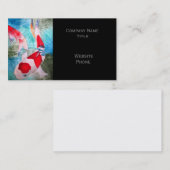 Kohaku Koi 2 Japanese Fish stylish oriental Business Card | Zazzle