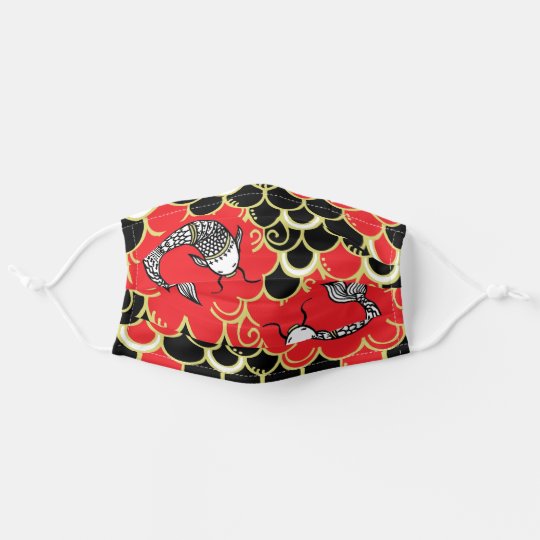 Koi/Carp Fish Adult Cloth Face Mask | Zazzle.com