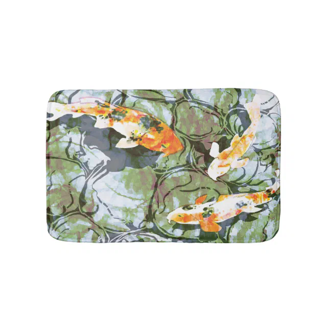 Koi Fish Bath Mat | Zazzle