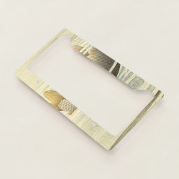 Koi Fish Japanese Vintage License Plate Frame | Zazzle