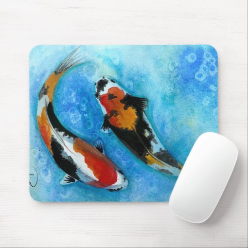 Koi Fish Mouse Pad | Zazzle