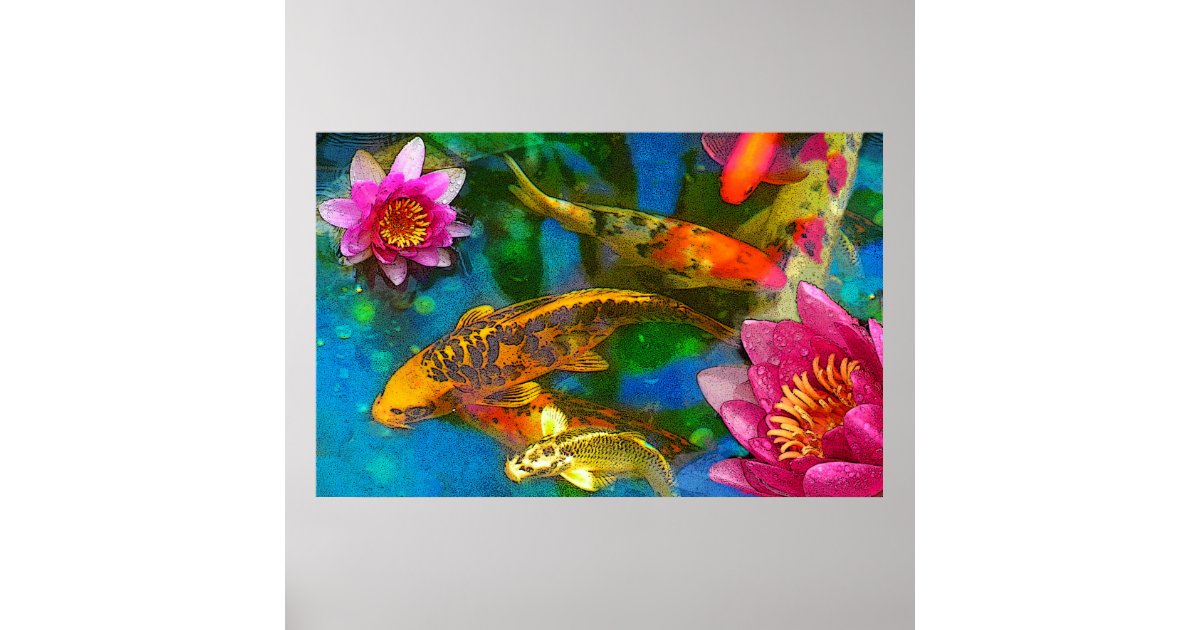 koi play , poster | Zazzle