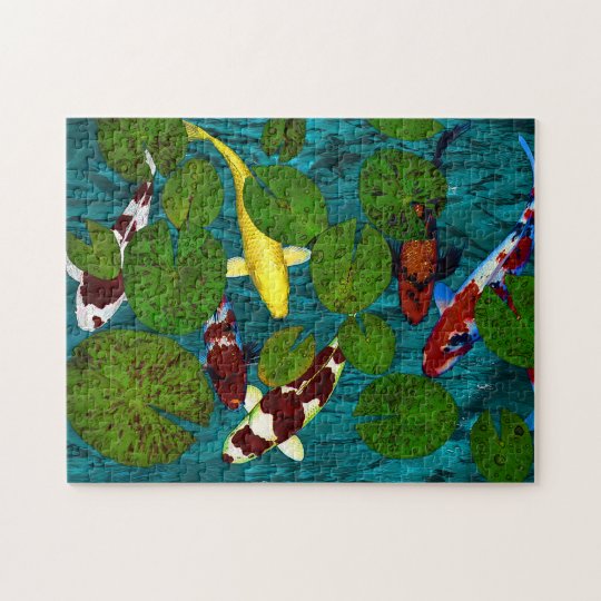KOI POND Puzzle | Zazzle.com