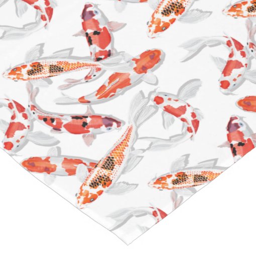 Koi Short Table Runner | Zazzle