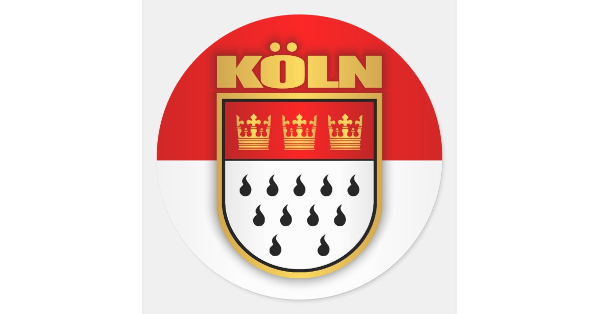 Koln (Cologne) Classic Round Sticker | Zazzle