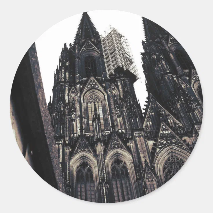 Kölner Dom Classic Round Sticker | Zazzle