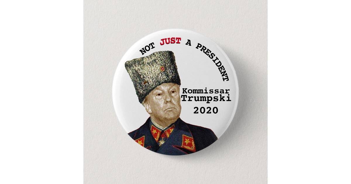 Kommissar Trumpski Button | Zazzle