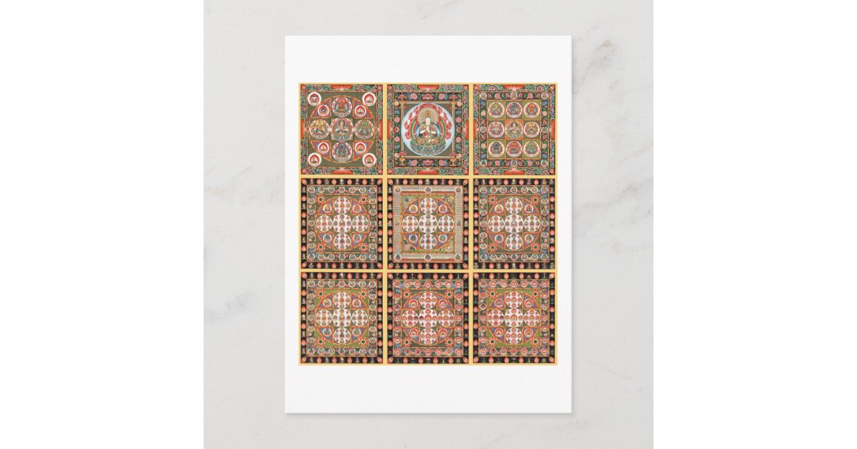Kongokai Mandala Postcard | Zazzle