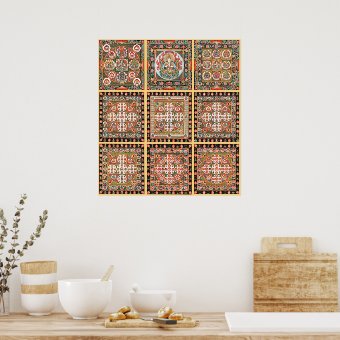 Kongokai Mandala Poster | Zazzle