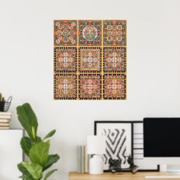 Kongokai Mandala Poster | Zazzle