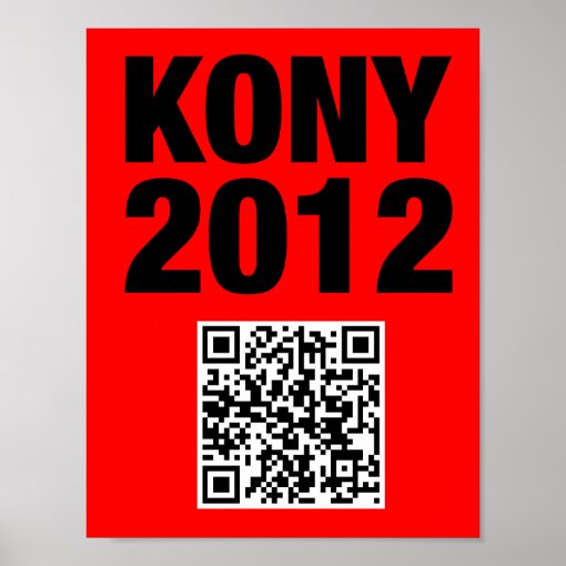 Kony 2012 8x11 Poster | Zazzle