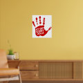 Kony 2012 Handprint Stop Joseph Kony Poster | Zazzle