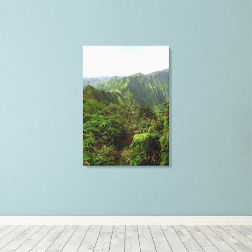 Koolau Mountain Trail Canvas Print | Zazzle