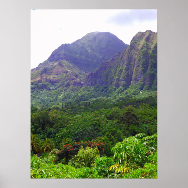 Koolau Mountains Poster | Zazzle