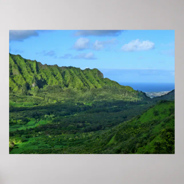 Koolau Mountains Poster | Zazzle