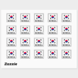 Korea Sticker | Zazzle