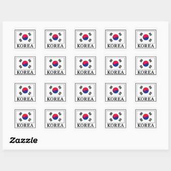 Korea Sticker | Zazzle