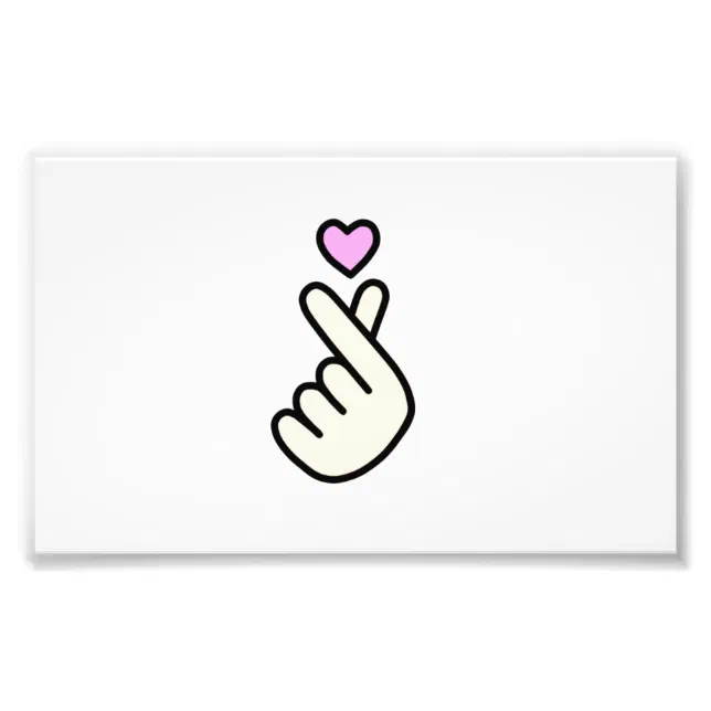 korean heart sign | Zazzle