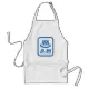 Korean Hot Spring 온천 Oncheon | Hangul Language Adult Apron | Zazzle