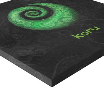 koru canvas print | Zazzle