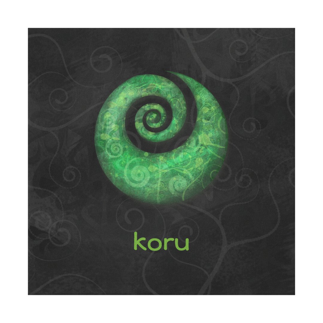 koru canvas print | Zazzle