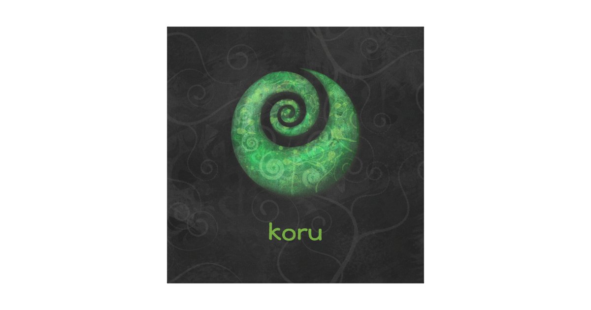 koru canvas print | Zazzle